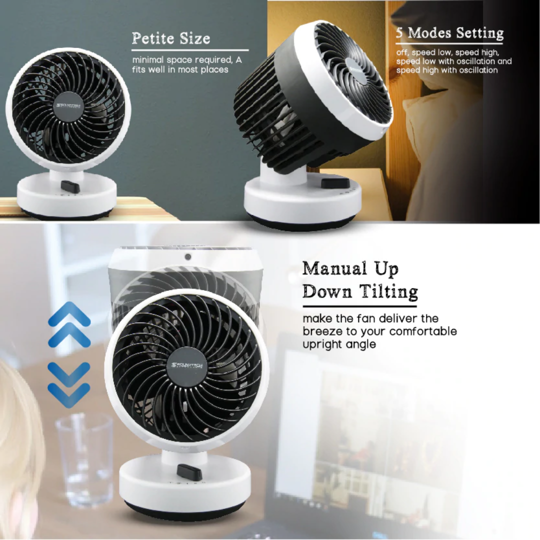 5 INCH AIR CIRCULATOR FAN ACF-8 – Maudire Distribution