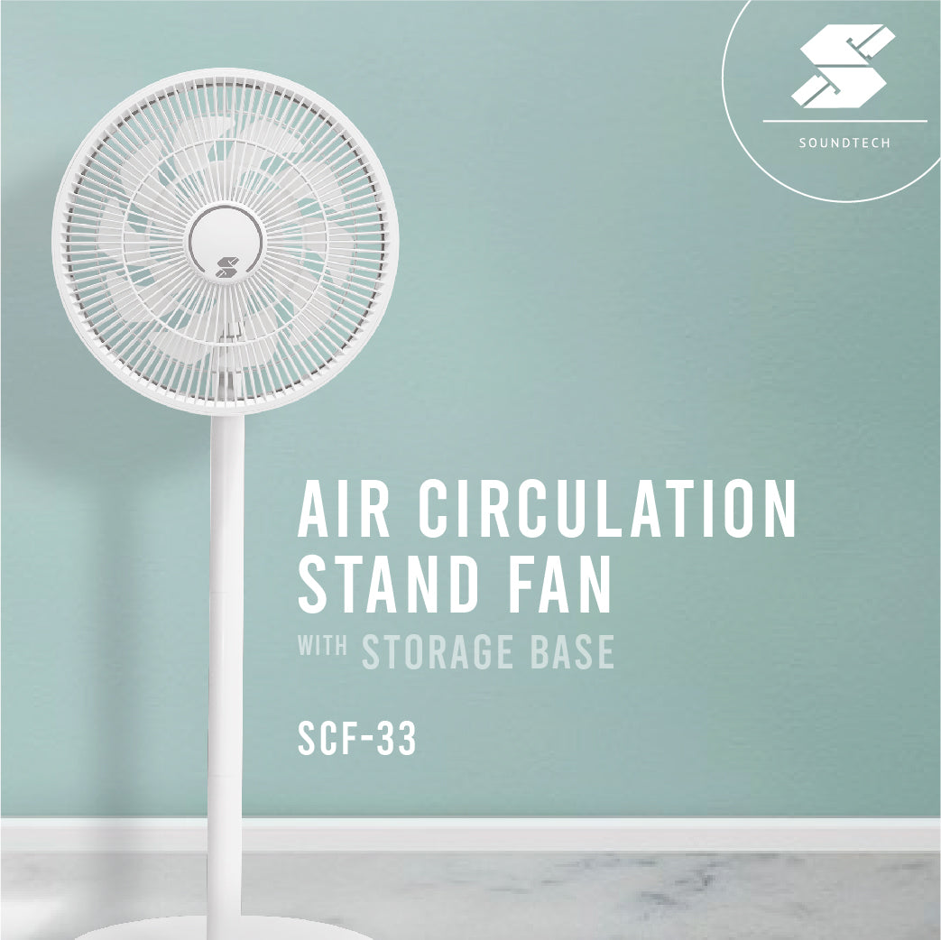 AIR CIRCULATION FAN WITH STORAGE BASE SCF-33 – Maudire Distribution